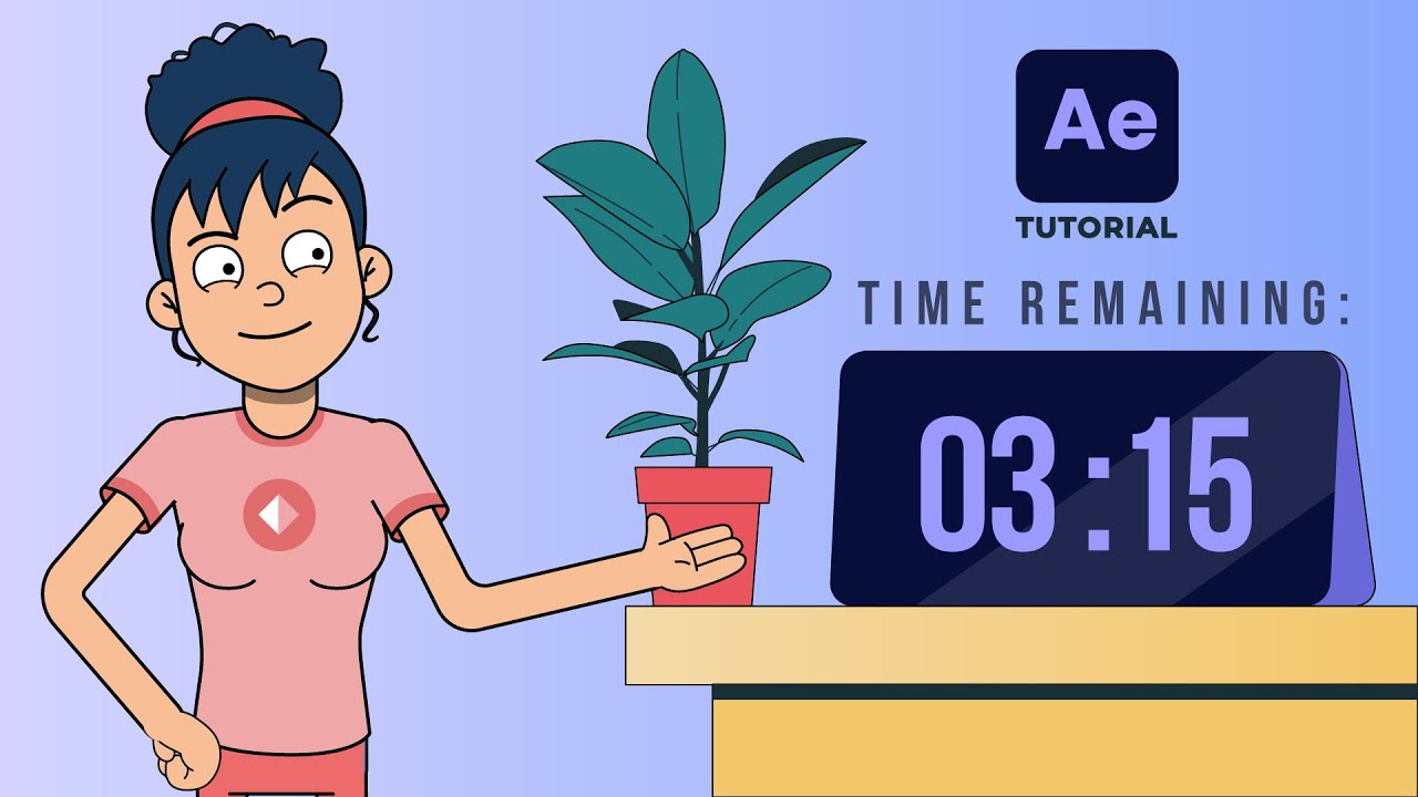 Countdown Timer Animation With After Effects Quick Tutorial Youtube