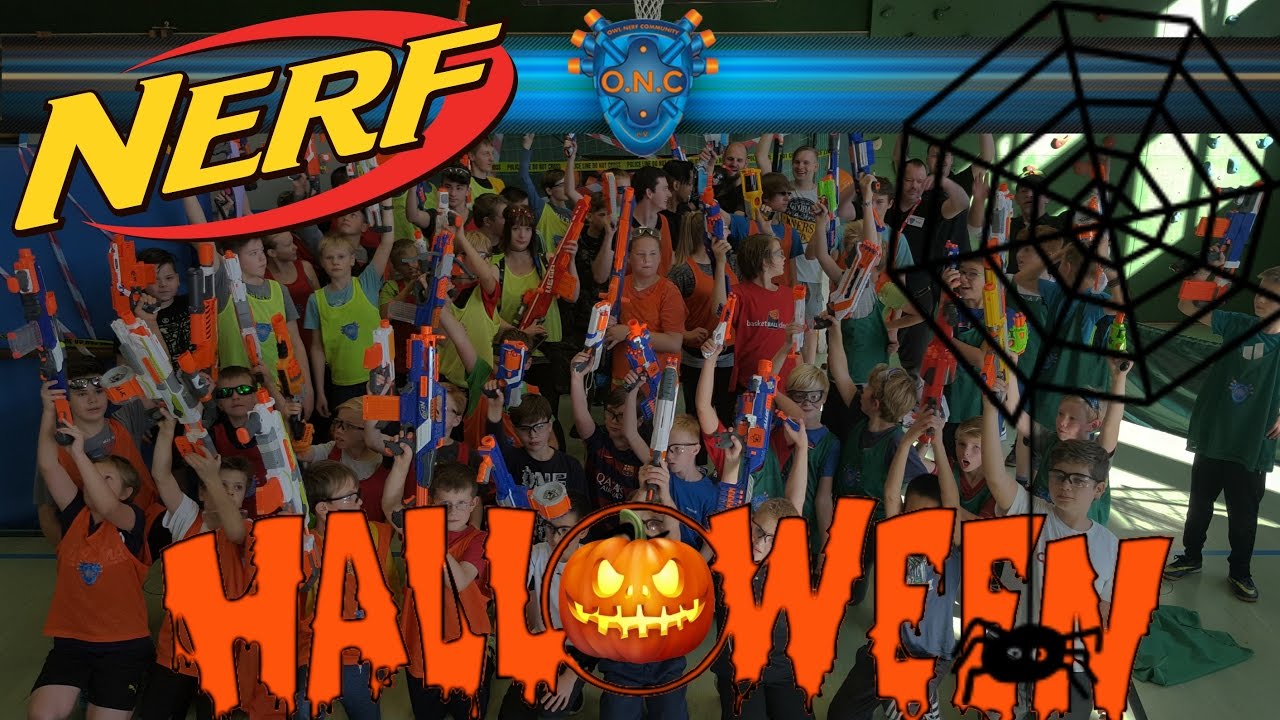 Nerf Halloween Battle 02 10 2016 Battle Youtube