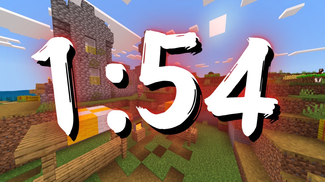 Minecraft Controller Speedrun In 1 54 Youtube