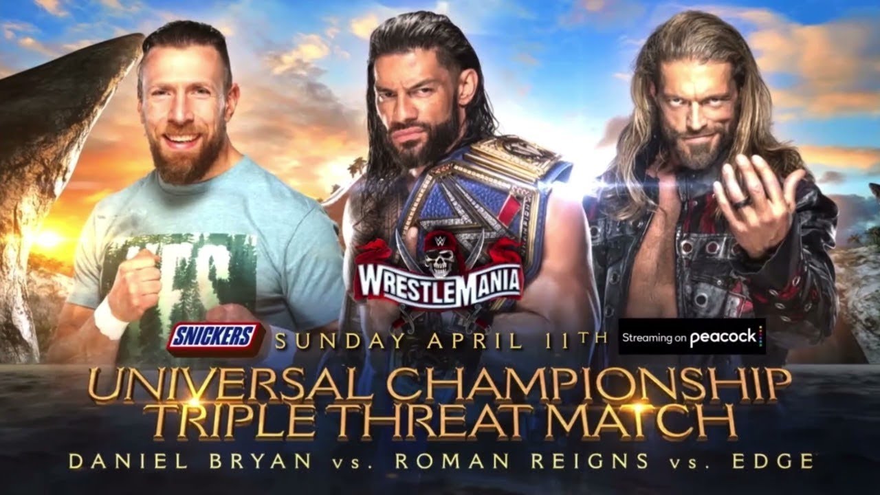 Full Match Roman Reigns Vs Edge Vs Daniel Bryan Universal