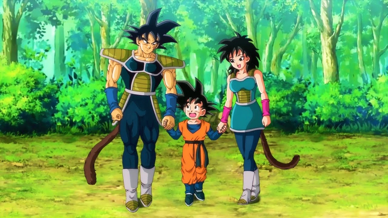 Bardock And Gine Meet Goku S Family For The First Time Dragon Ball