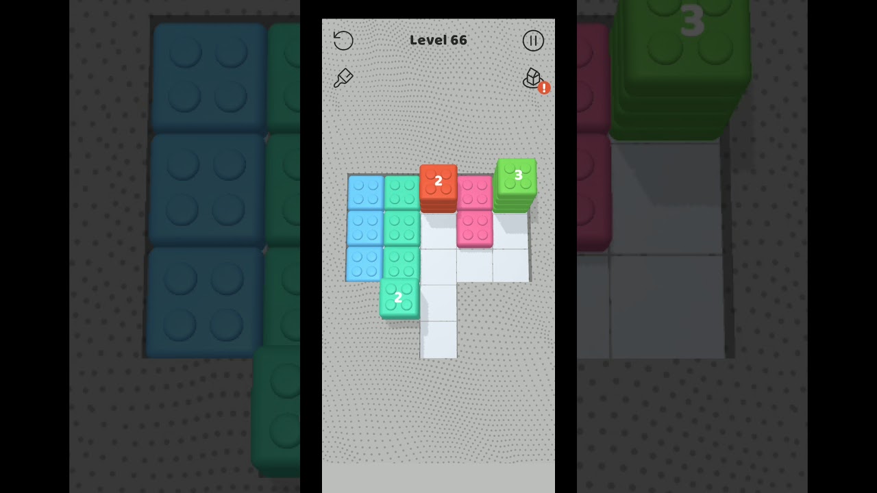 Stack Blocks 3d Level 66 Walkthrough Youtube