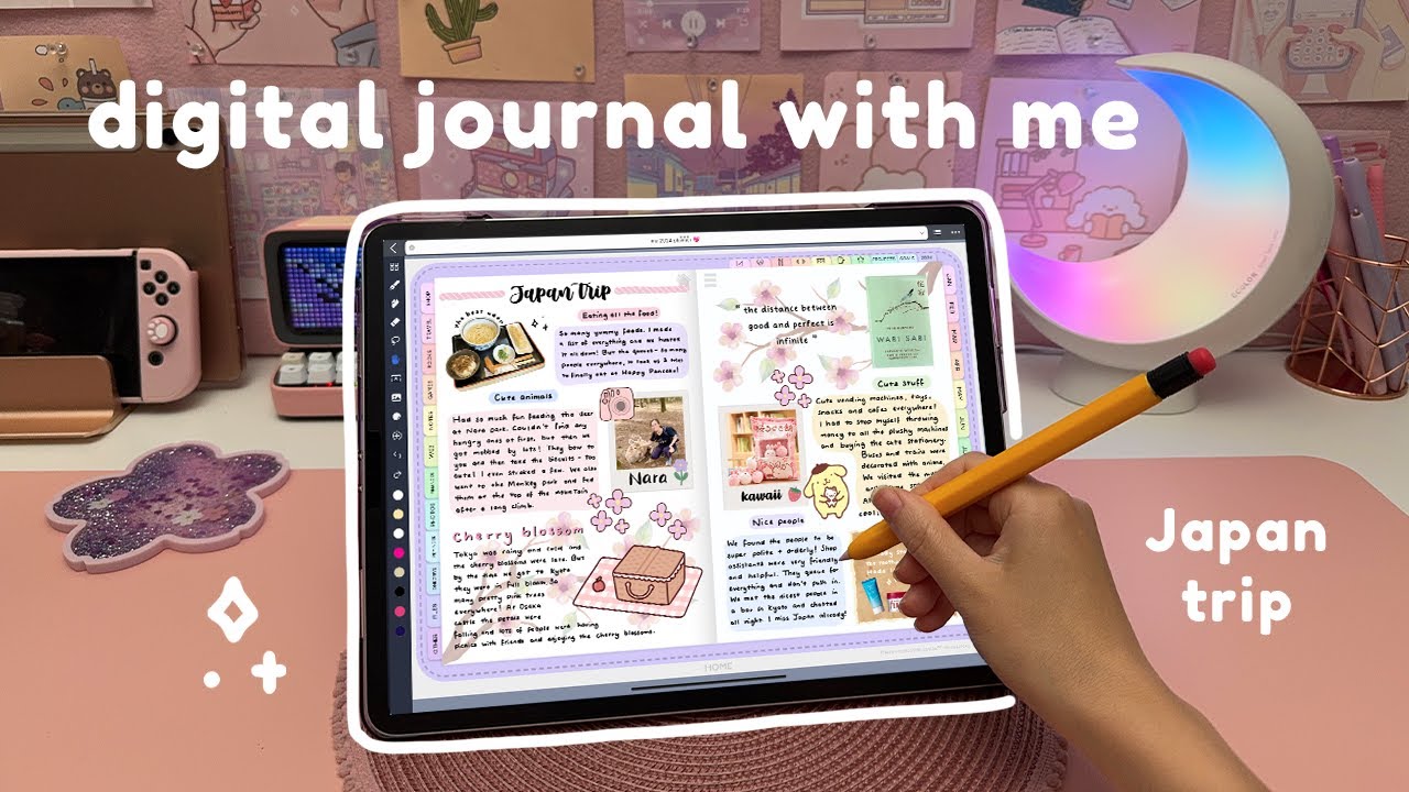Digital Journal With Me On Ipad Pro пёџ Digital Planner Travel Journal