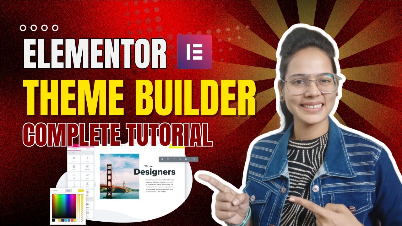 Elementor Theme Builder Tutorial In Hindi For Beginners 2025