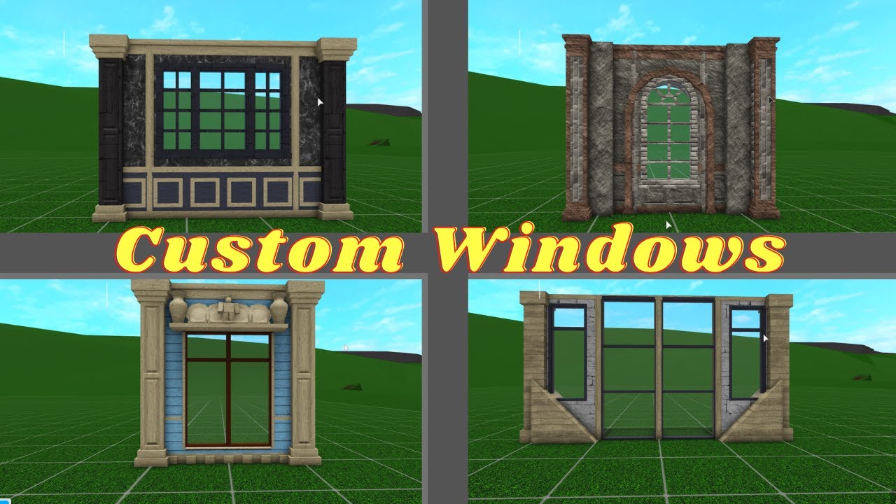 Bloxburg Custom Windows Tutorial 2 Youtube