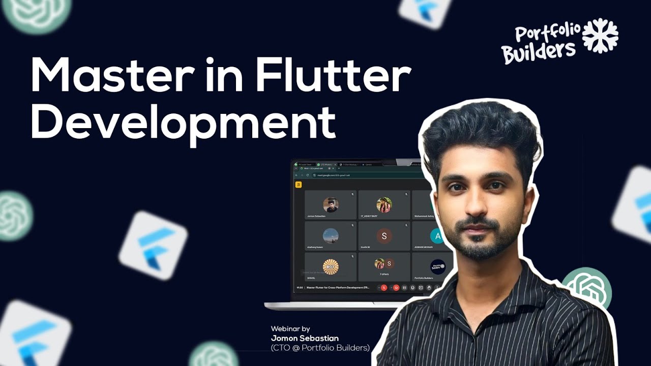 Master Flutter For Cross Platform Development Webinar By Jomon