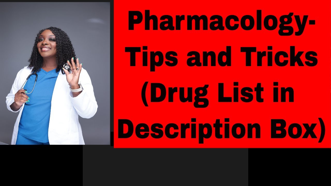 Pharmacology Tips And Tricks Notes In Description Box Youtube