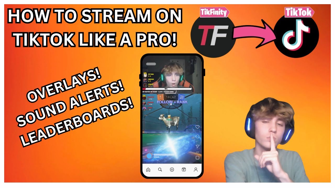 How To Stream On Tiktok Live With Overlays Alerts Full Setup Youtube