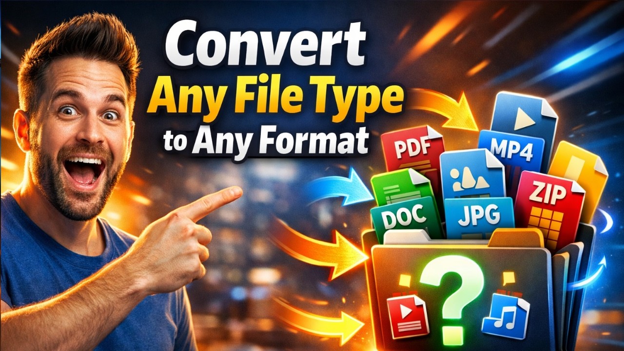How To Easily Convert Any File Type To Any Format Step By Step