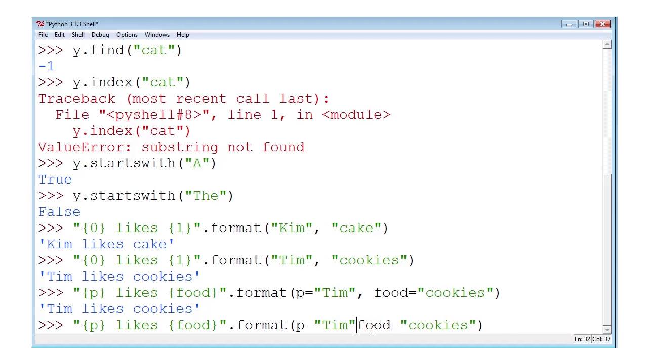 Python Strings Youtube