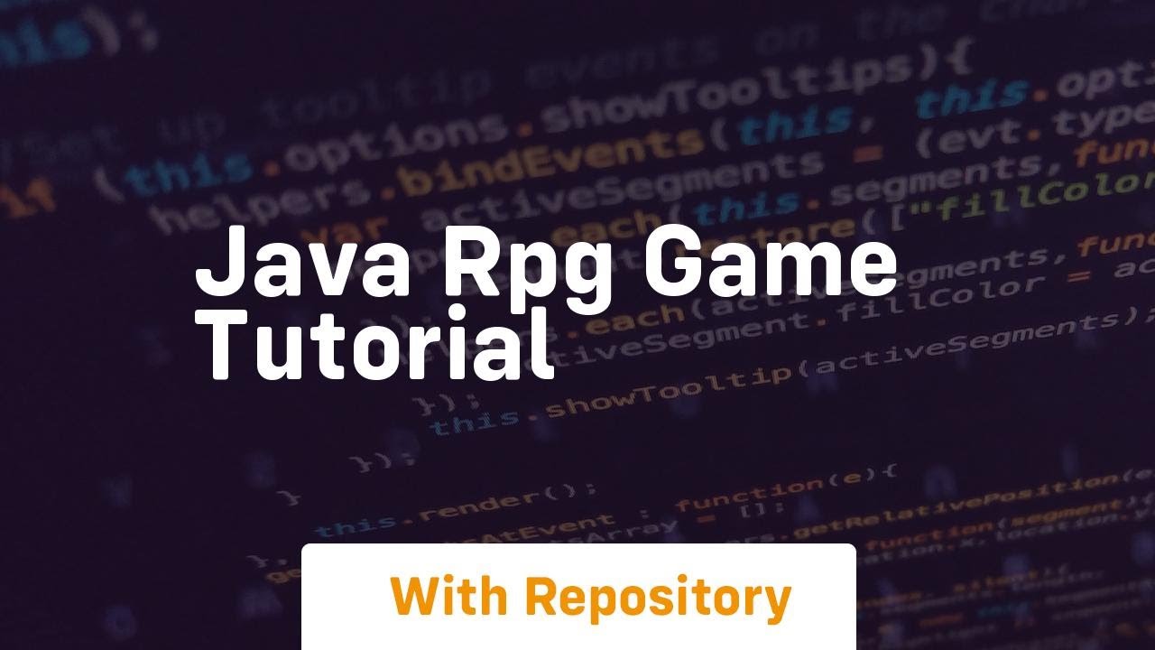 Java Rpg Game Tutorial Youtube