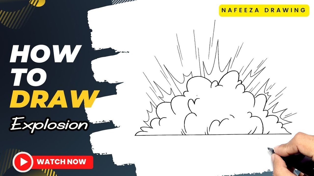 How To Draw Explosion Youtube