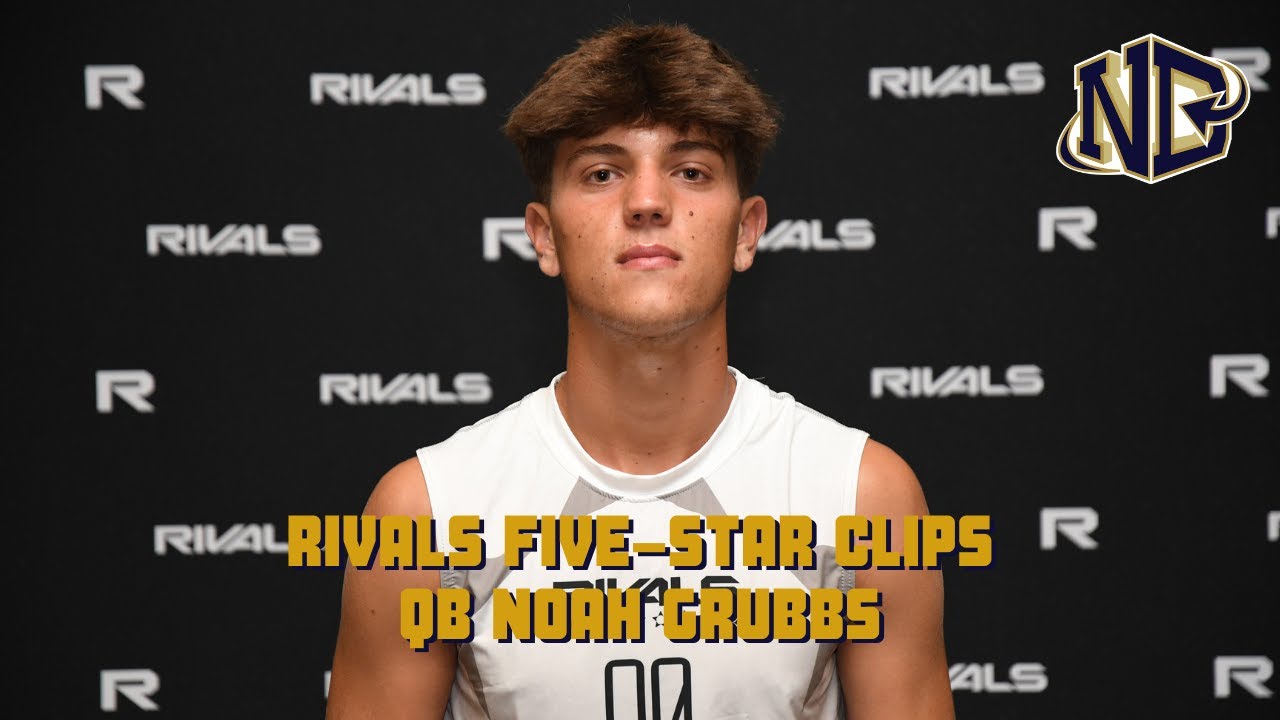 Rivals Five Star Clips Notre Dame Qb Commit Noah Grubbs Youtube