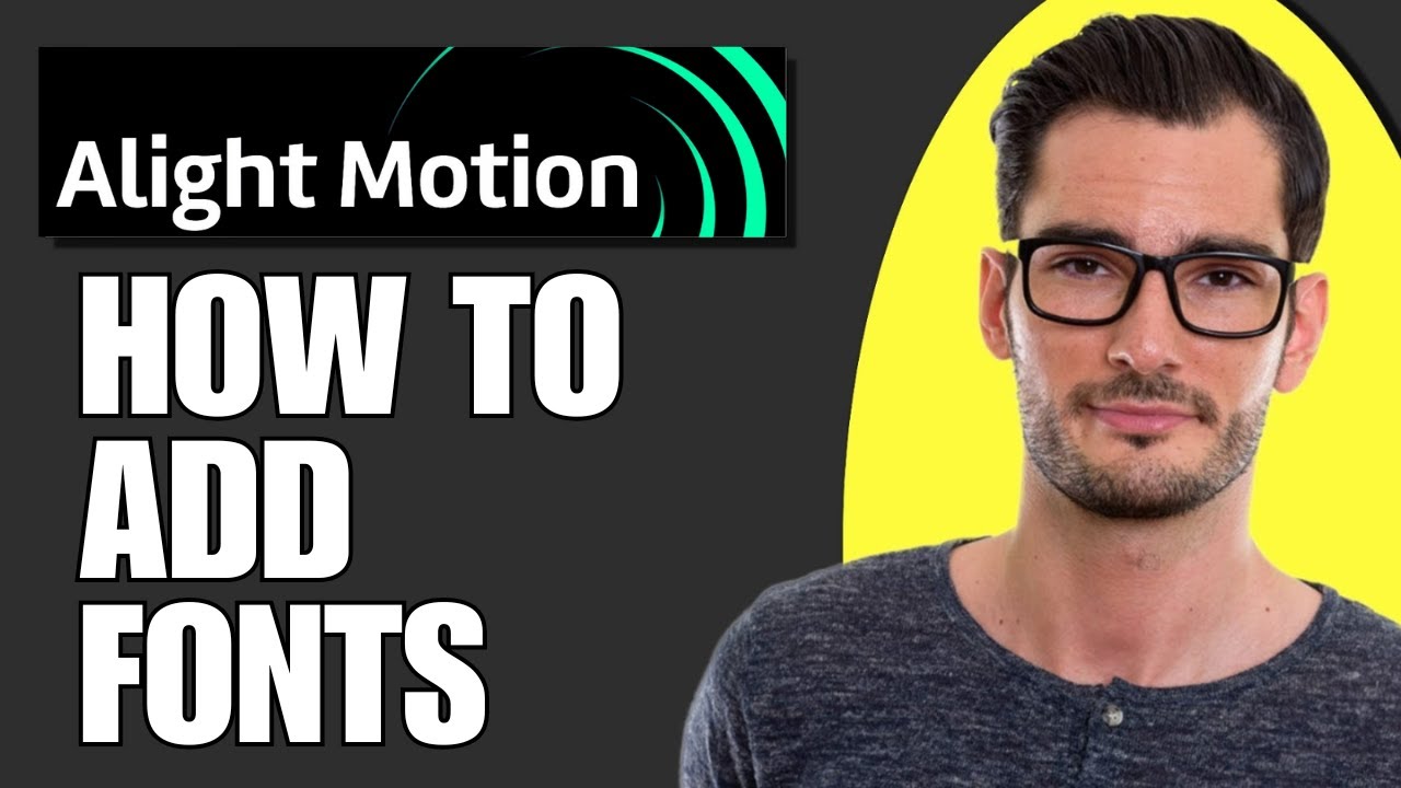 How To Add Fonts In Alight Motion Youtube