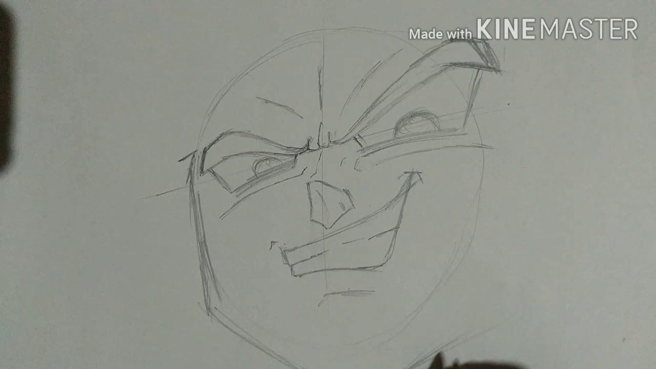 Majin Vegeta Ssj2 Sketch First Step рџ ґ Youtube