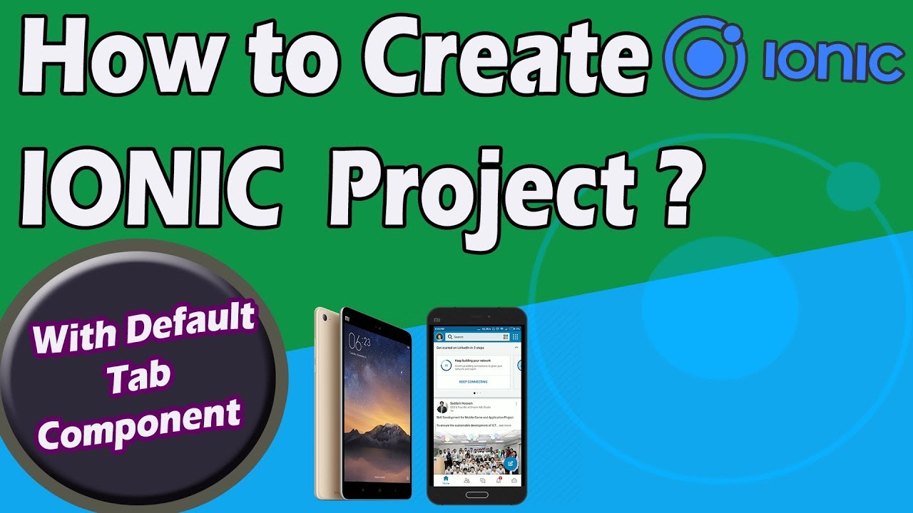 How To Create Ionic Project With Default Tab Component Ionic