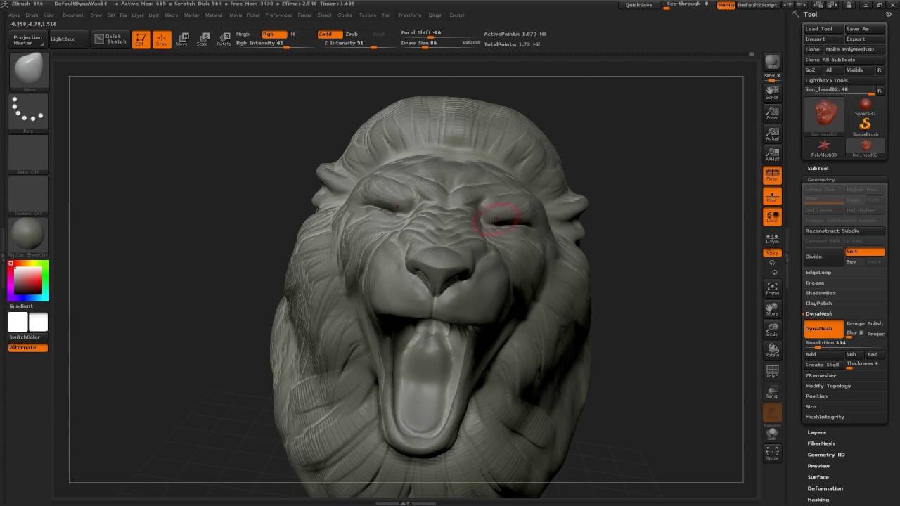 Zbrush Sculpt Timelapse Youtube