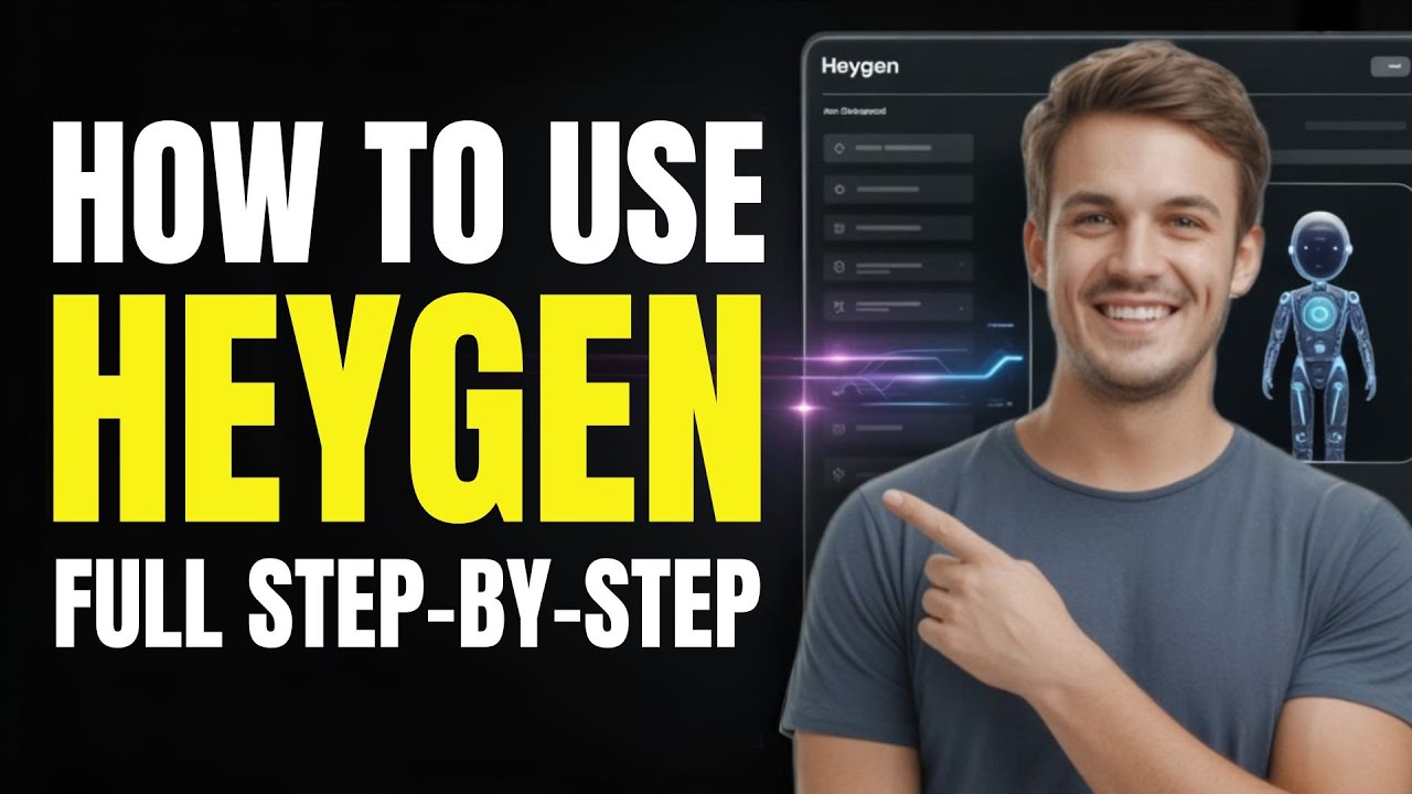 How To Use Heygen Full Step By Step Ai Video Tutorial Youtube