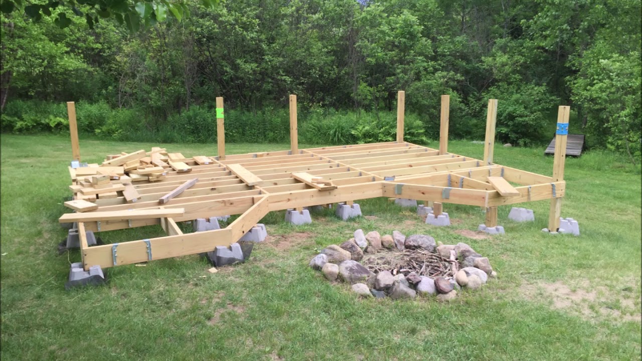 How To Build A Floating Deck With Deck Blocks Infoupdate Org