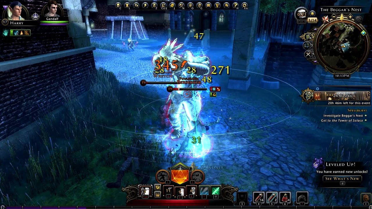 Neverwinter Control Wizard Gameplay Youtube