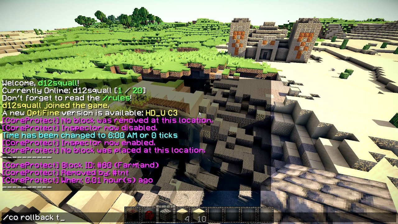 Minecraft Coreprotect Youtube