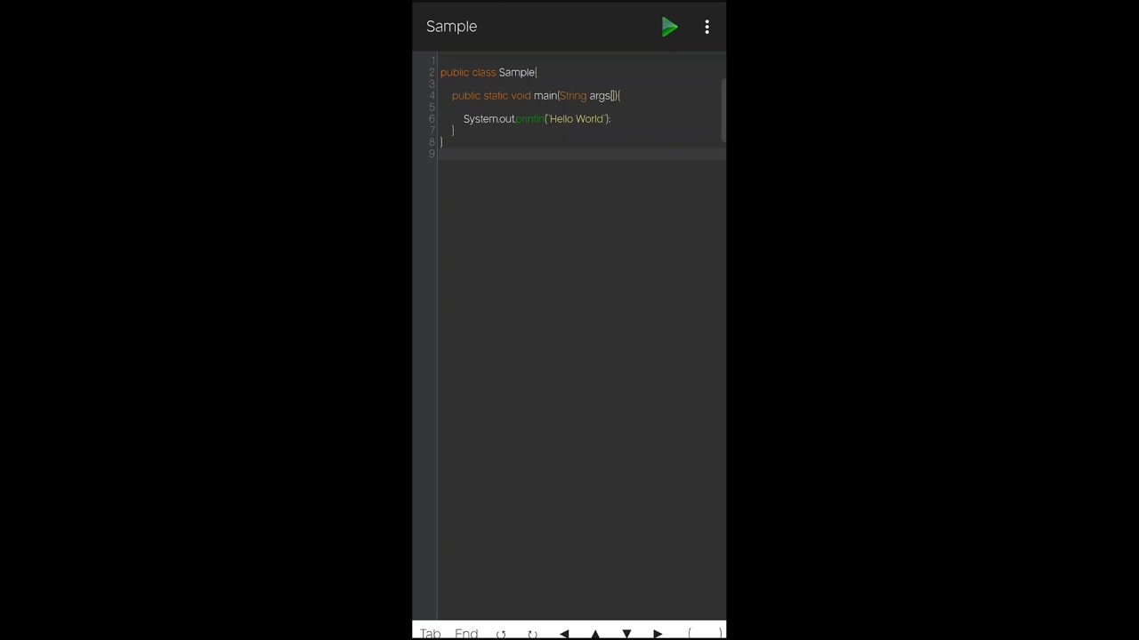 How To Run Java Code In Mobile Youtube