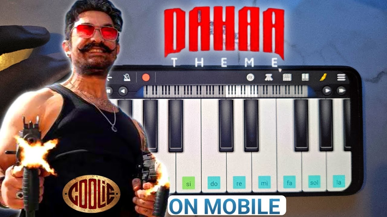 Dahaa Theme From Coolie Instrumental Theme On Mobile Daw Fl Studio
