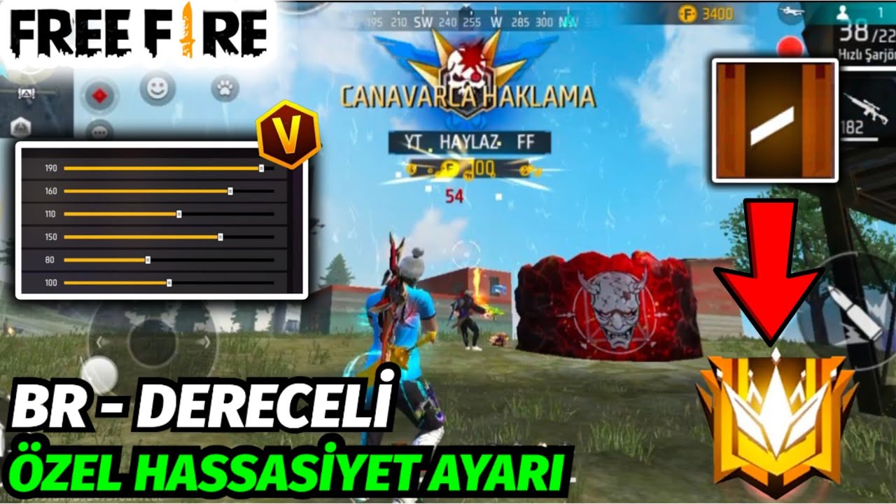 Br Dereceli̇ özel Hassasi̇yet Ayari Free Fi̇re Hassasi̇yet Ayari