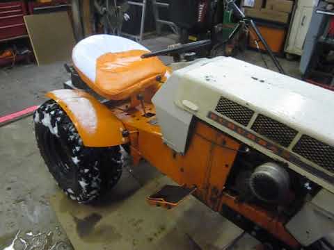 Sears Suburban 10 Plow Tractor First Use Since Build Youtube