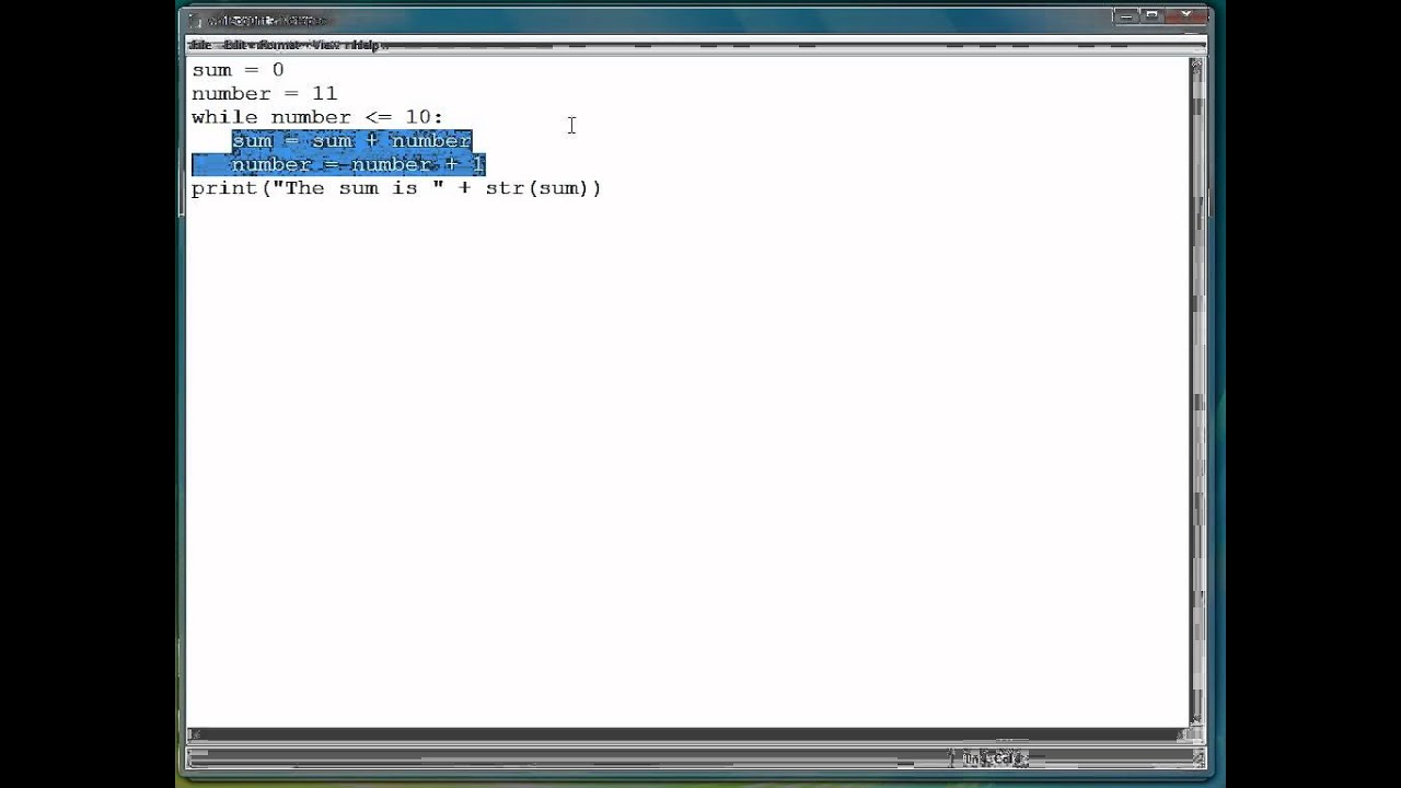 Python Programming Tutorial Count Controlled Youtube
