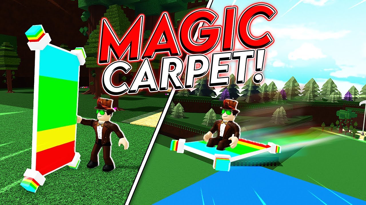 Working Magic Flying Carpet Tutorial In Roblox Build A Boat For