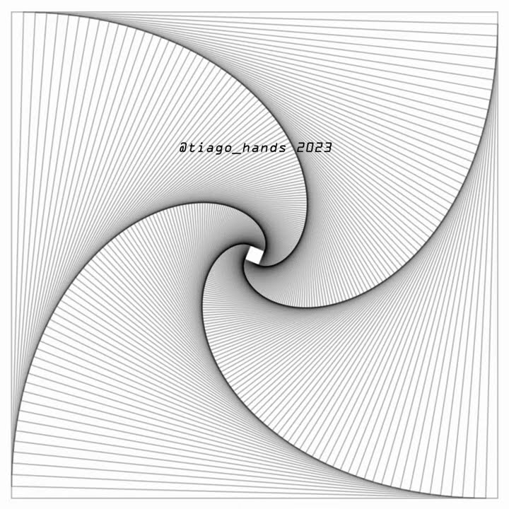 Recursive Mathematics Art Down The Abyss Twisted Squares Math