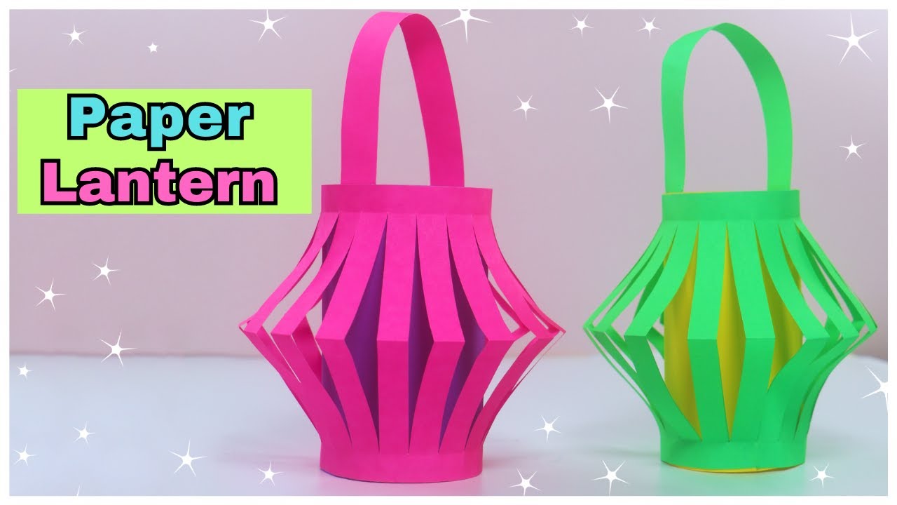 Easy Paper Lantern Tutorial Youtube