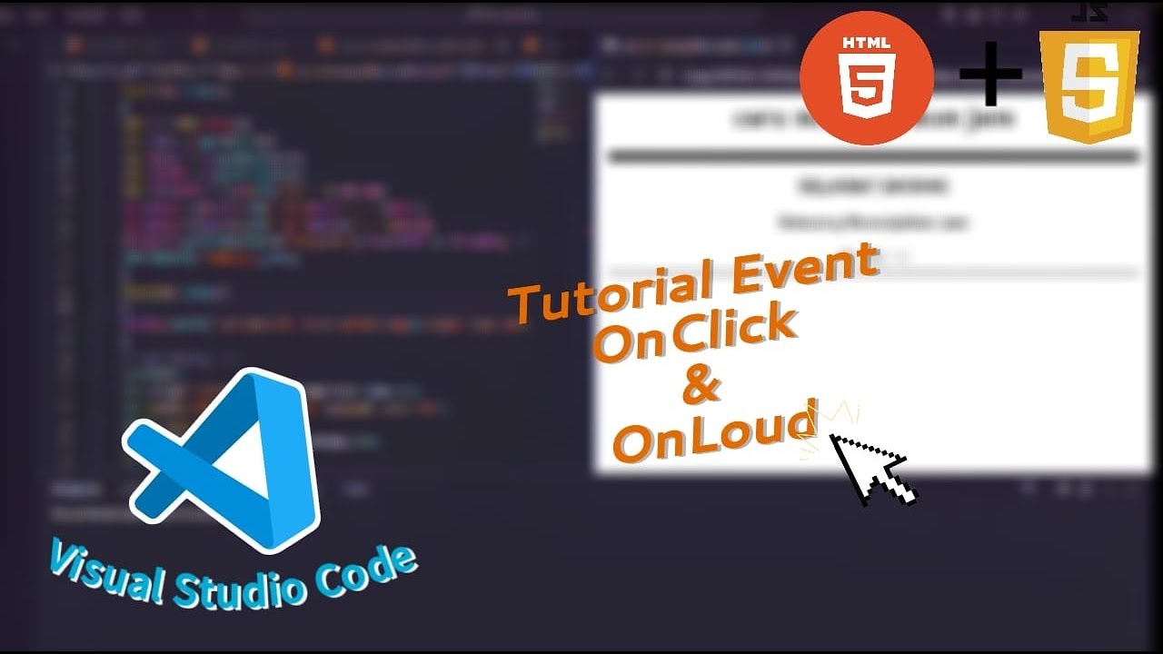 Tutorial Javascript Event Onclick Onload Youtube
