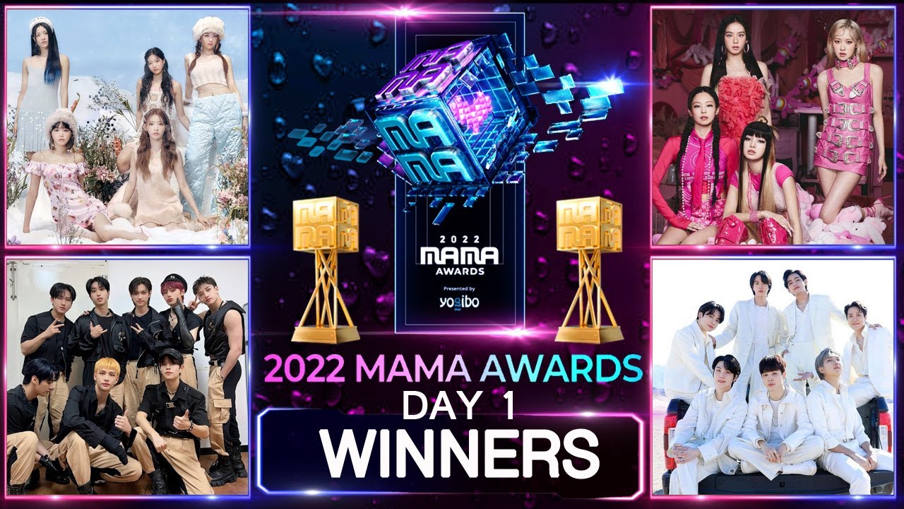 Mama Awards 2022 Winners Day1 2022 Mama Awards 시상식 2022 Youtube