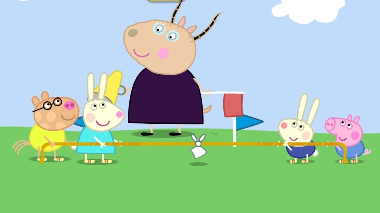 Peepa Pig Tug Of War Youtube