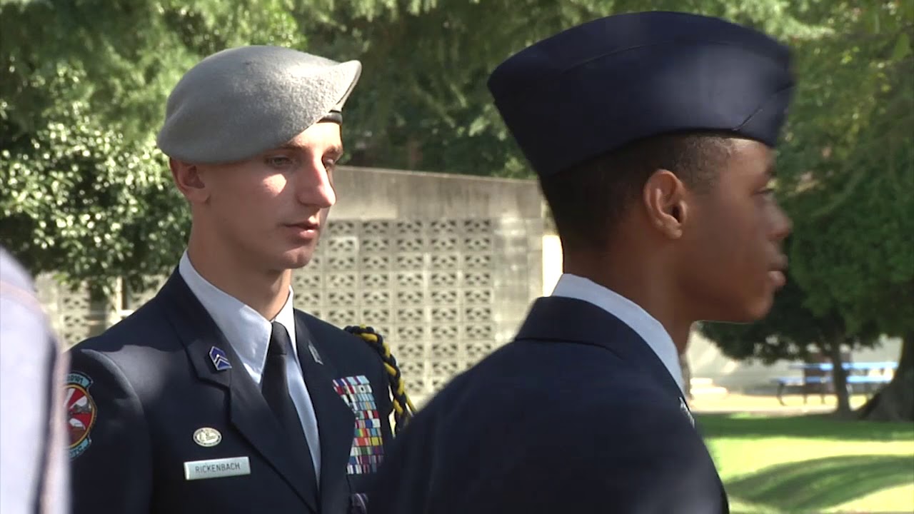 Afjrotc First Pinning Youtube