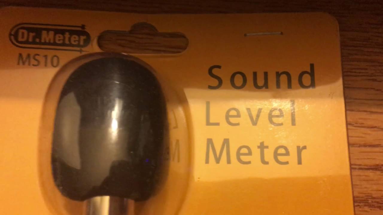 Sound Level Meter Part One Youtube