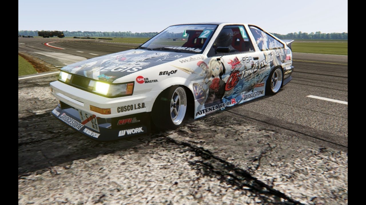 Toyota Corolla Ae86 Levin Gt Apex Drift At Top Gear Youtube