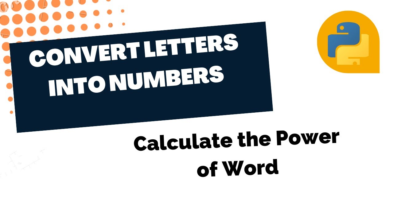 Numbers Into Letters