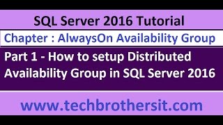 How To Configure Availability Group In Sql Server 2016 Part 2 Sql
