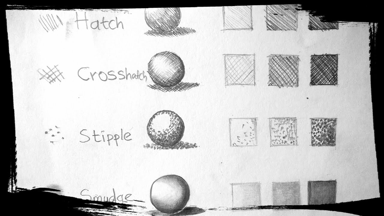 Pencil Shading Techniques Chart Pencil Shading Techniques 47 Off