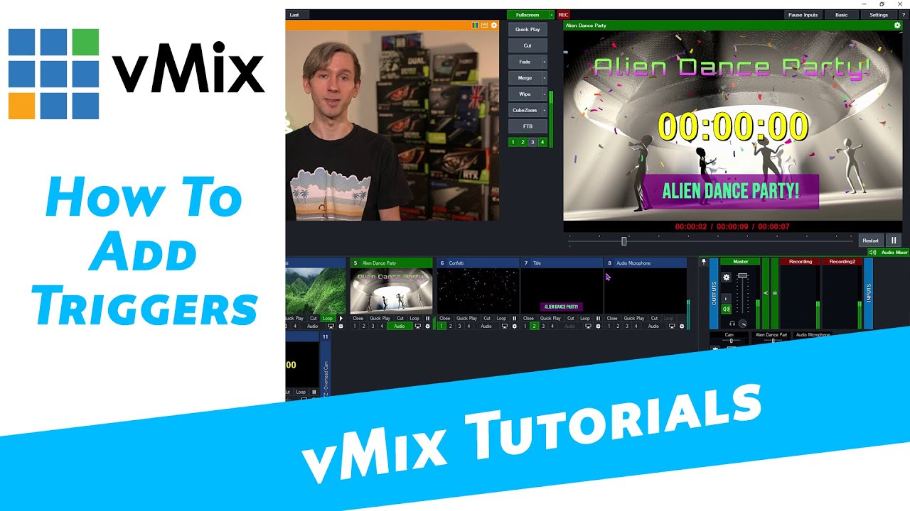 Vmix Tutorials How To Add Vmix Triggers Help Automate Your Production