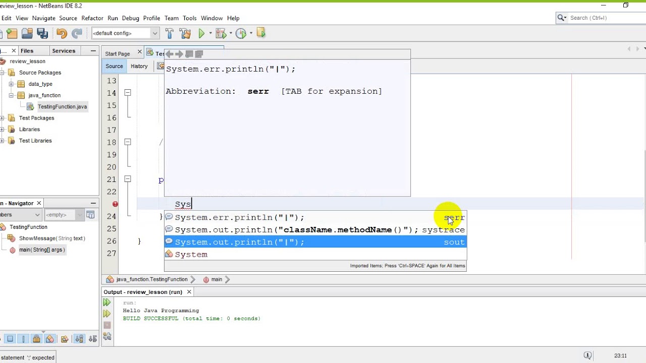 Method In Java Programming Khmer Youtube