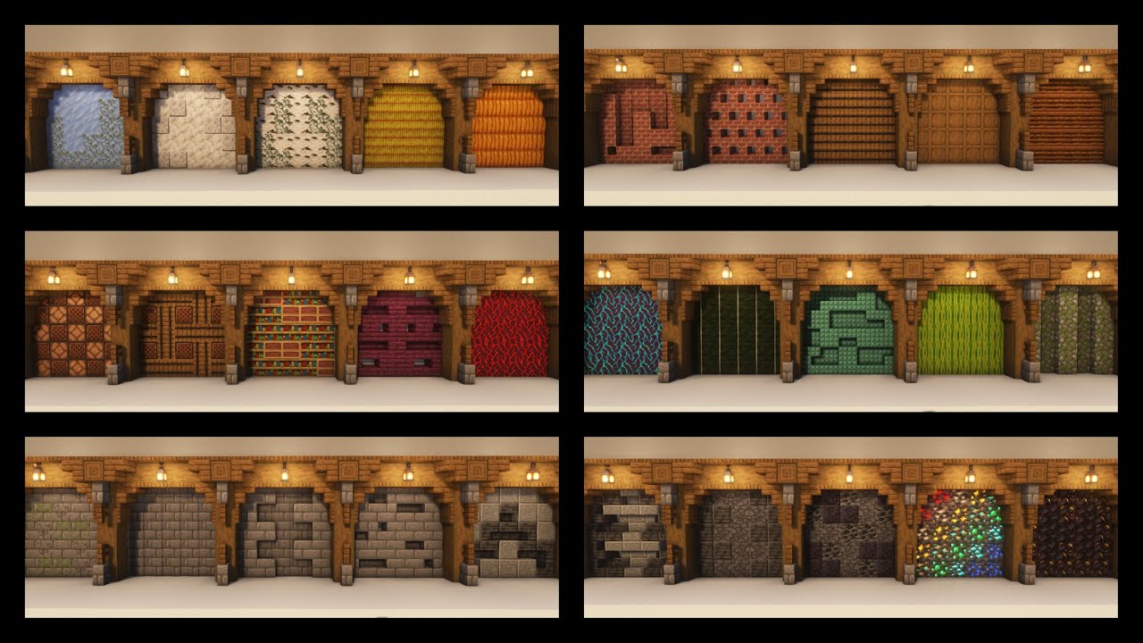 Minecraft Wall Patterns 40 Must Know Minecraft Wall Designs
