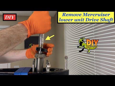 Remove Outdrive Lower Unit Drive Shaft Diy Youtube