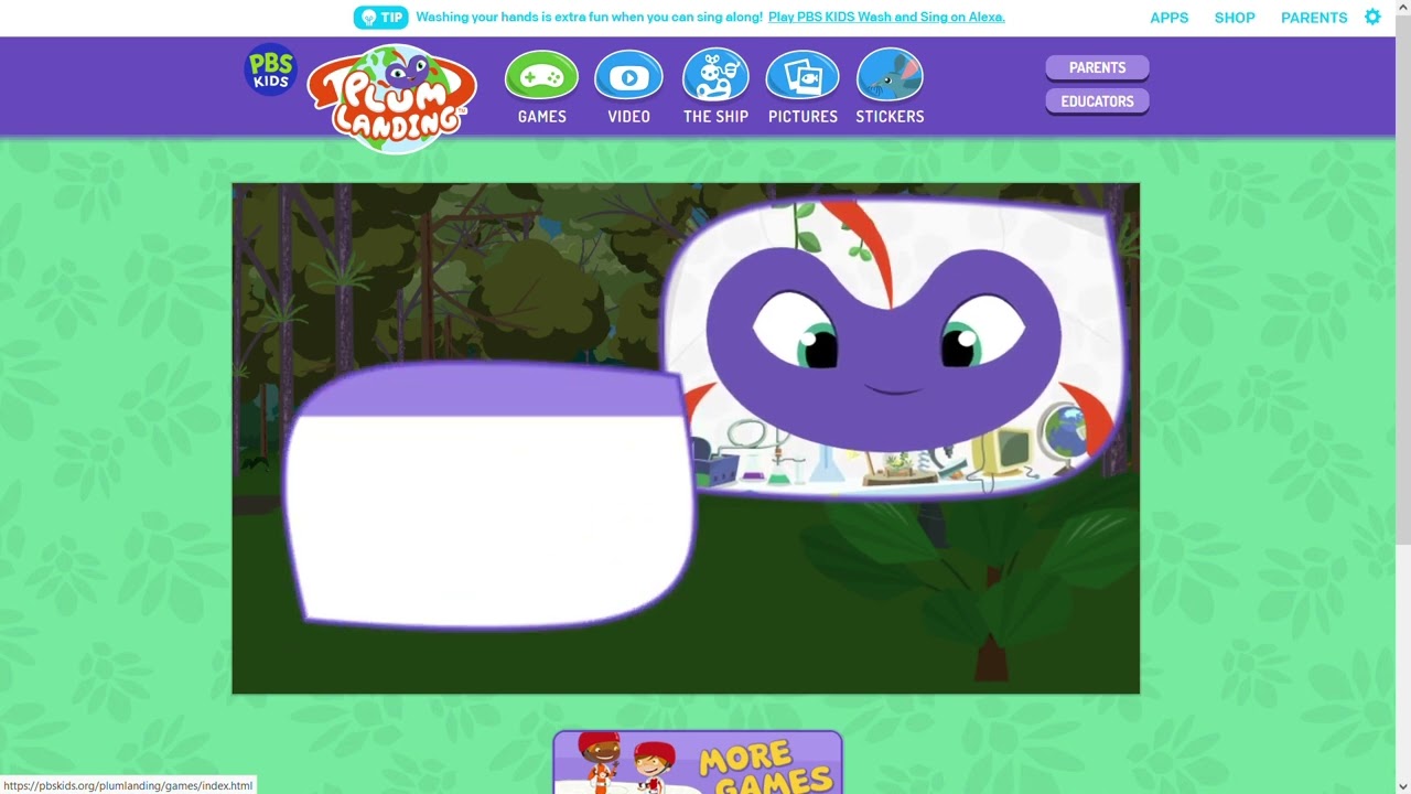 Games Jungle Rangers Plum Landing Pbs Kids Youtube