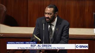 Rep Al Green D Tx Calls For Impeachment Of President Trump C Span C ...