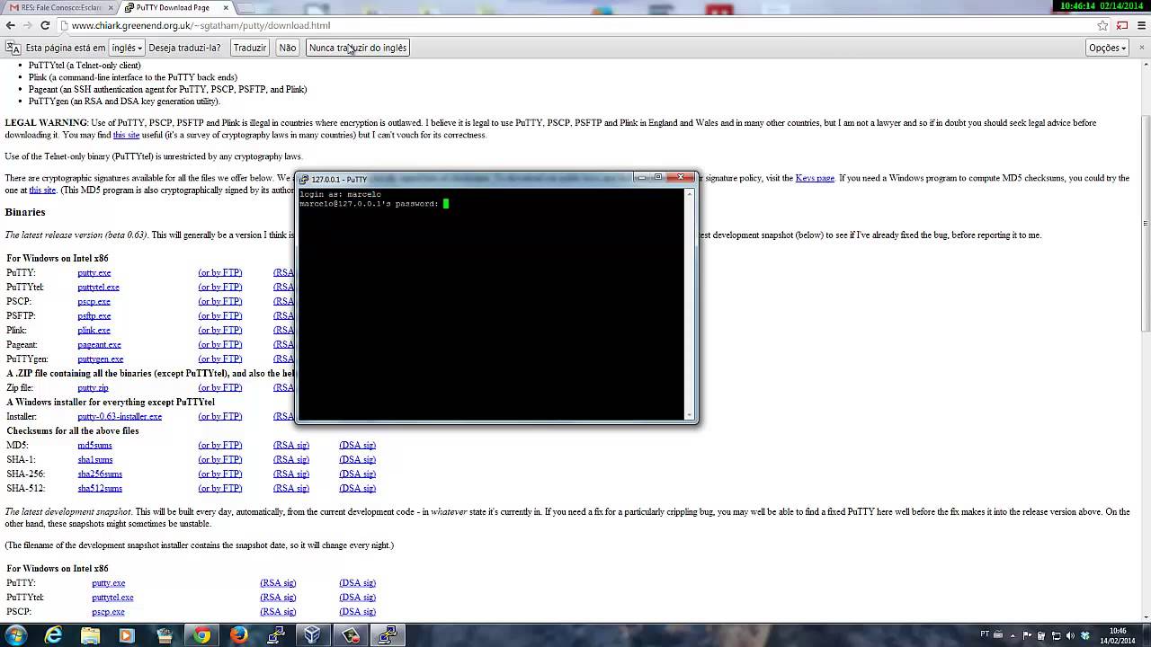 Utilizando O Putty Youtube