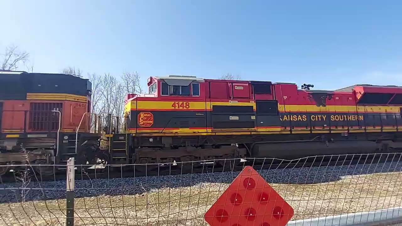 Bnsf 8412 Kcs 4148 Lead Coal рџљ At Callao Mo Youtube